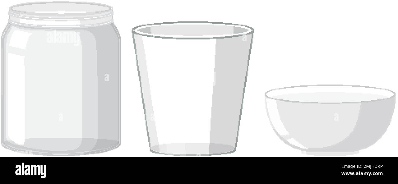 Set of liquid container illustration Stock Vector Image & Art - Alamy