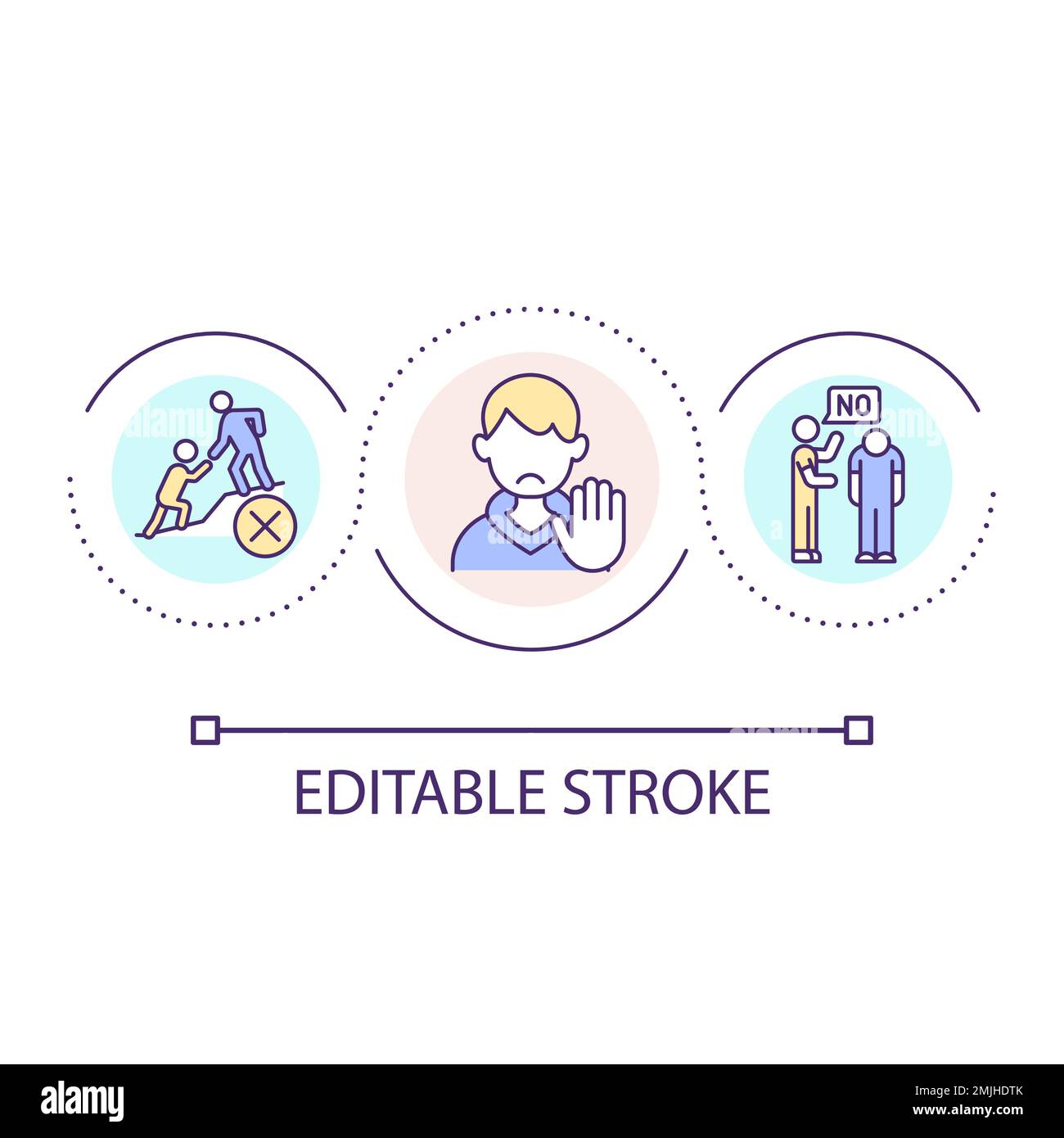 Refuse help Cut Out Stock Images & Pictures - Alamy