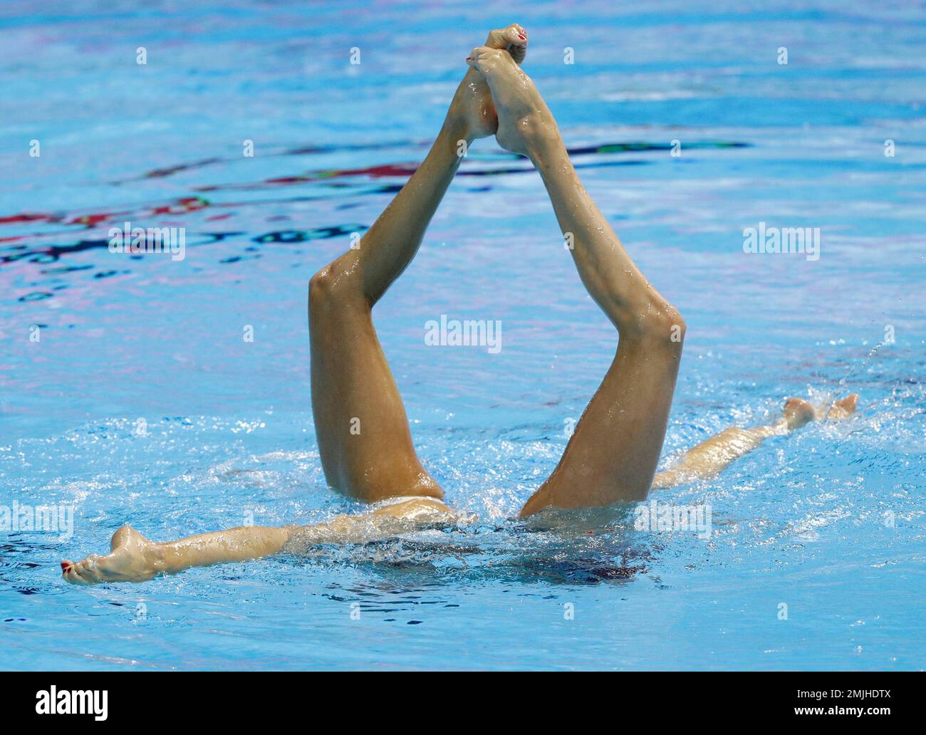 Austria's Anna-Maria Alexandri and Erini Alexandri perform their ...