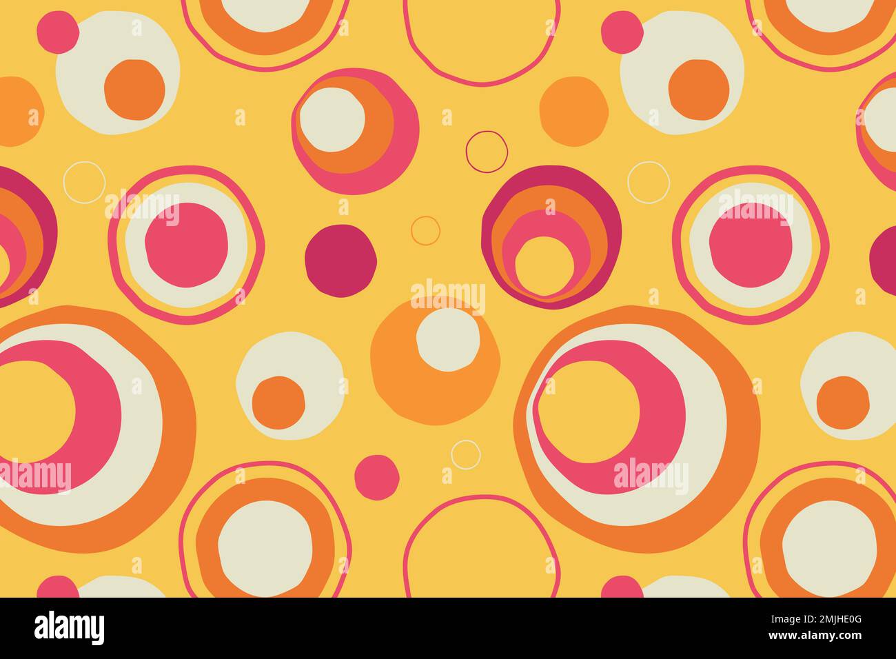 60s background, abstract circle design vector Stock Vector Image & Art ...
