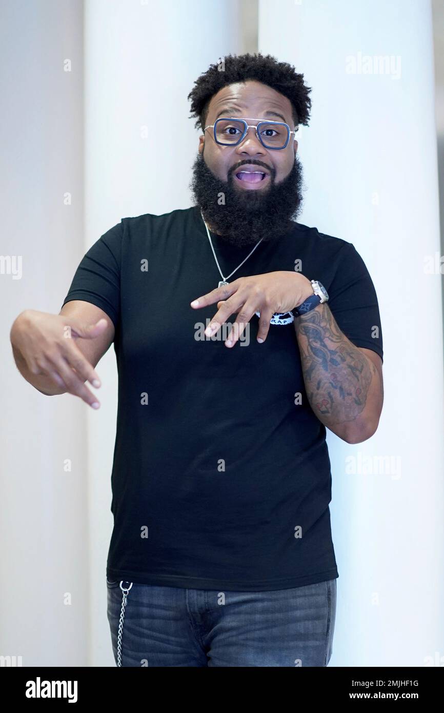 This July 5, 2019 photo shows Blanco Brown during a photo session in ...