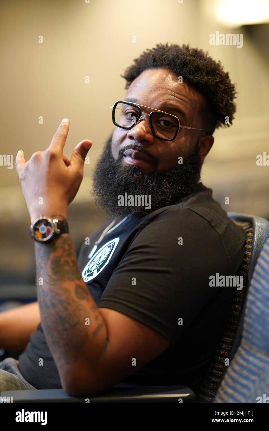 This July 5, 2019 photo shows Blanco Brown during a photo session in ...