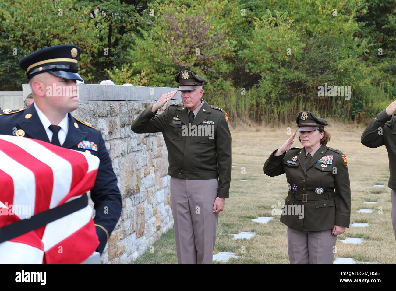 U.S. Army Maj. Gen. Mark Schindler, left, Adjutant General of ...