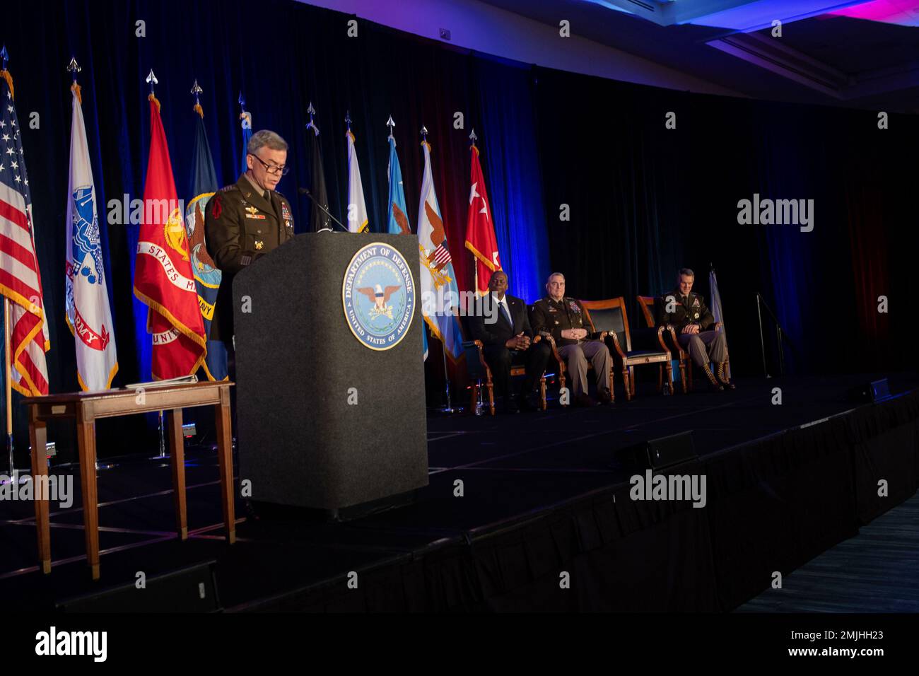 General Clarke relinquished command to General Fenton, who will assume ...