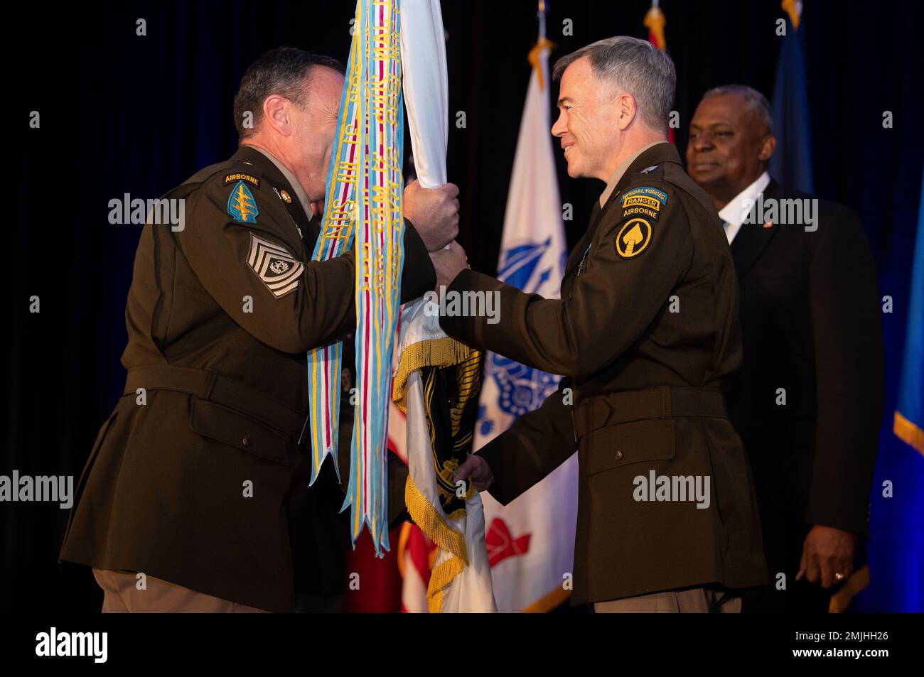 General Clarke relinquished command to General Fenton, who will assume ...