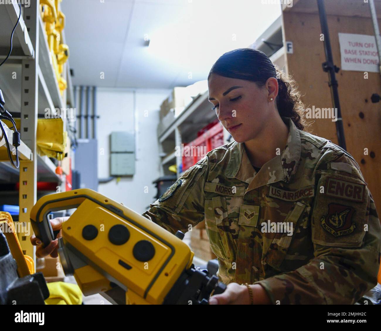 U.S. Air Force Senior Airman Kindra Morris, 718th Civil Engineer ...