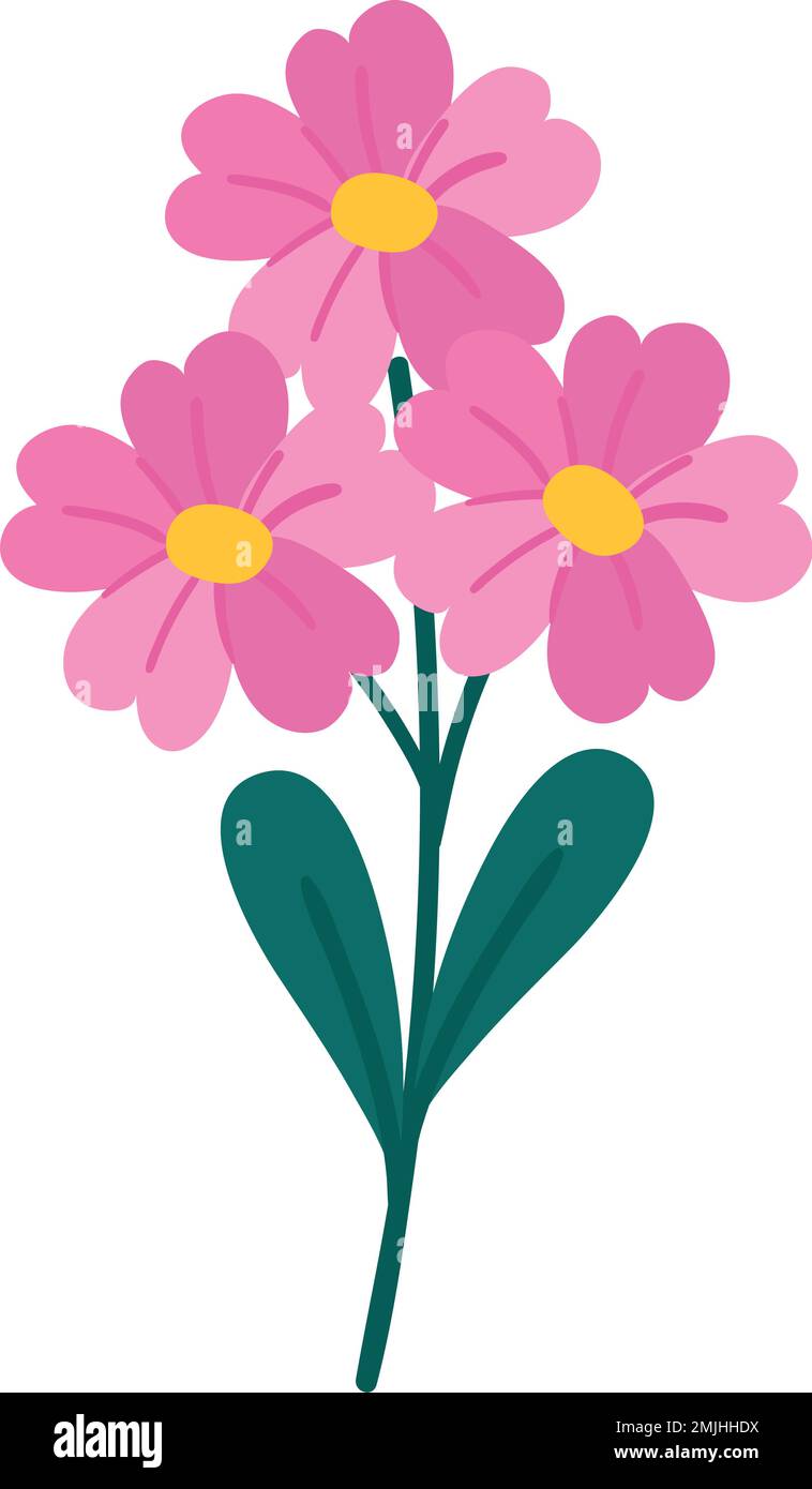 flowers and stem spring Stock Vector Image & Art - Alamy