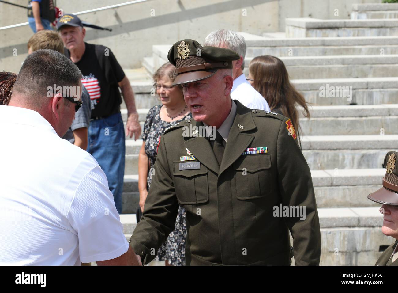 U.S. Army Maj. Gen. Mark J. Schindler, the adjutant general of ...