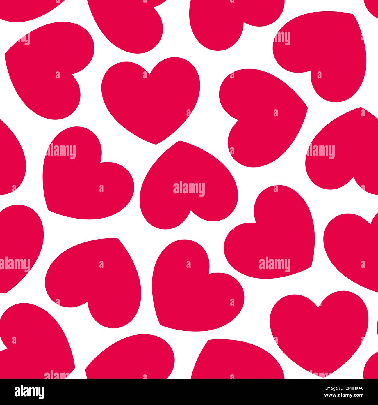 Red heart random seamless Stock Vector Images - Alamy