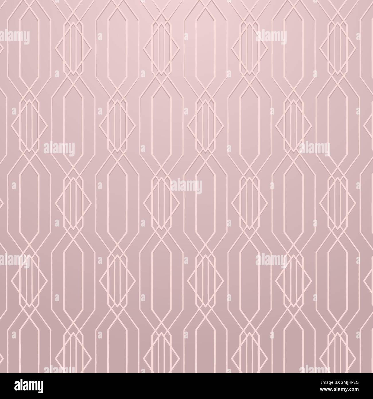 Seamless geometric pattern on a rose gold background vector Stock ...