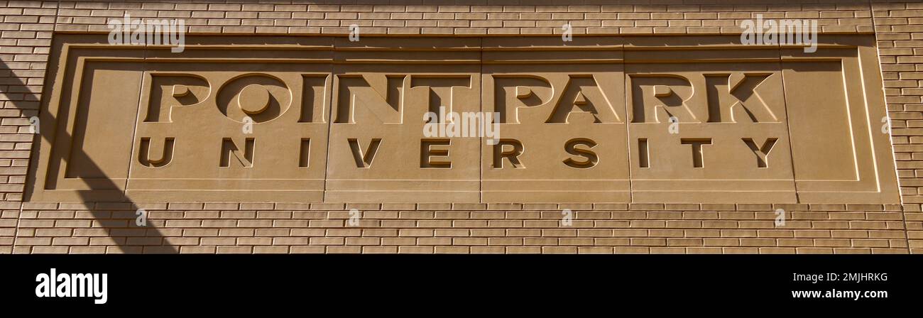 Point Park University name is in the walls of their Pittsburgh ...