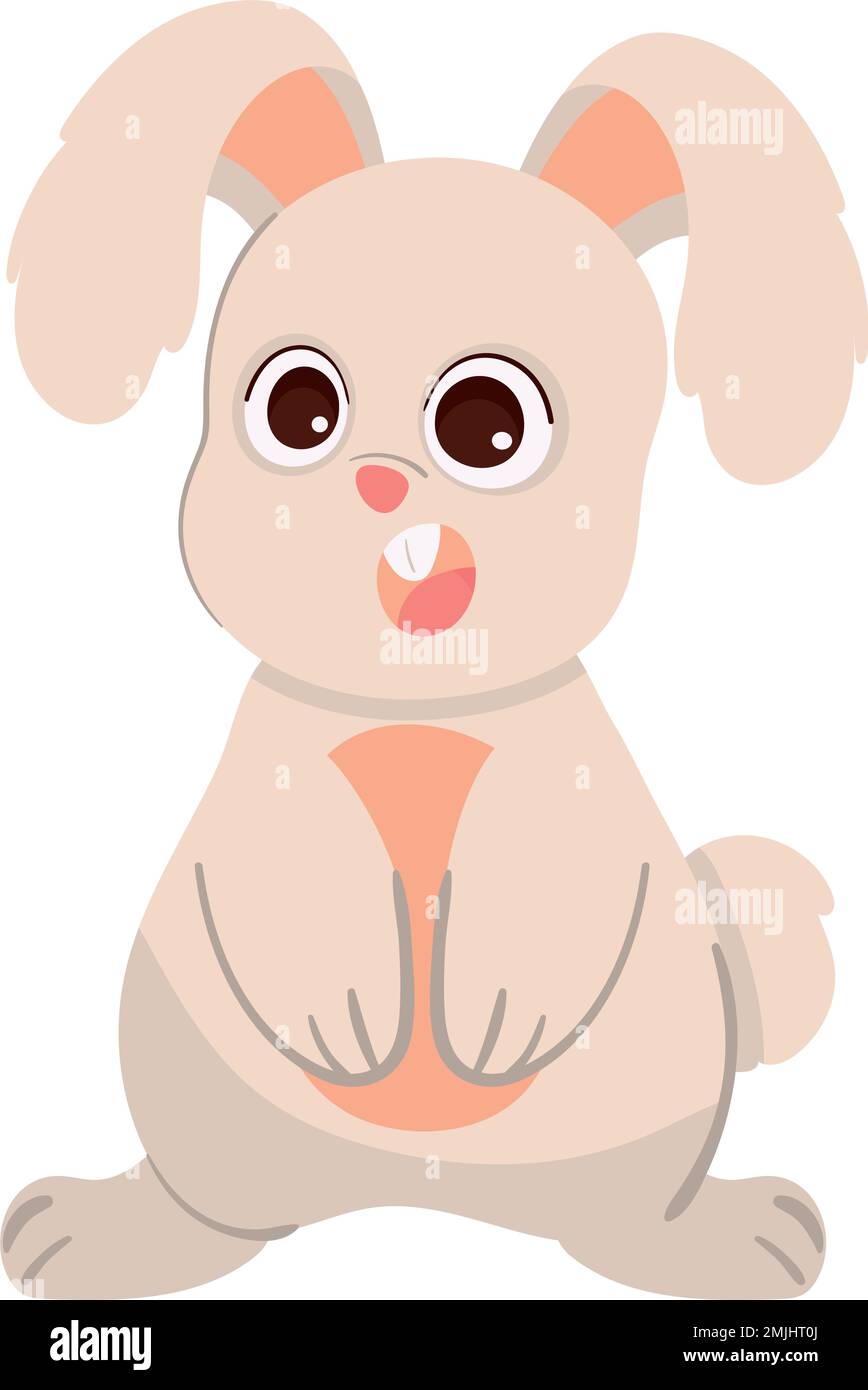 surprised bunny icon Stock Vector Image & Art - Alamy