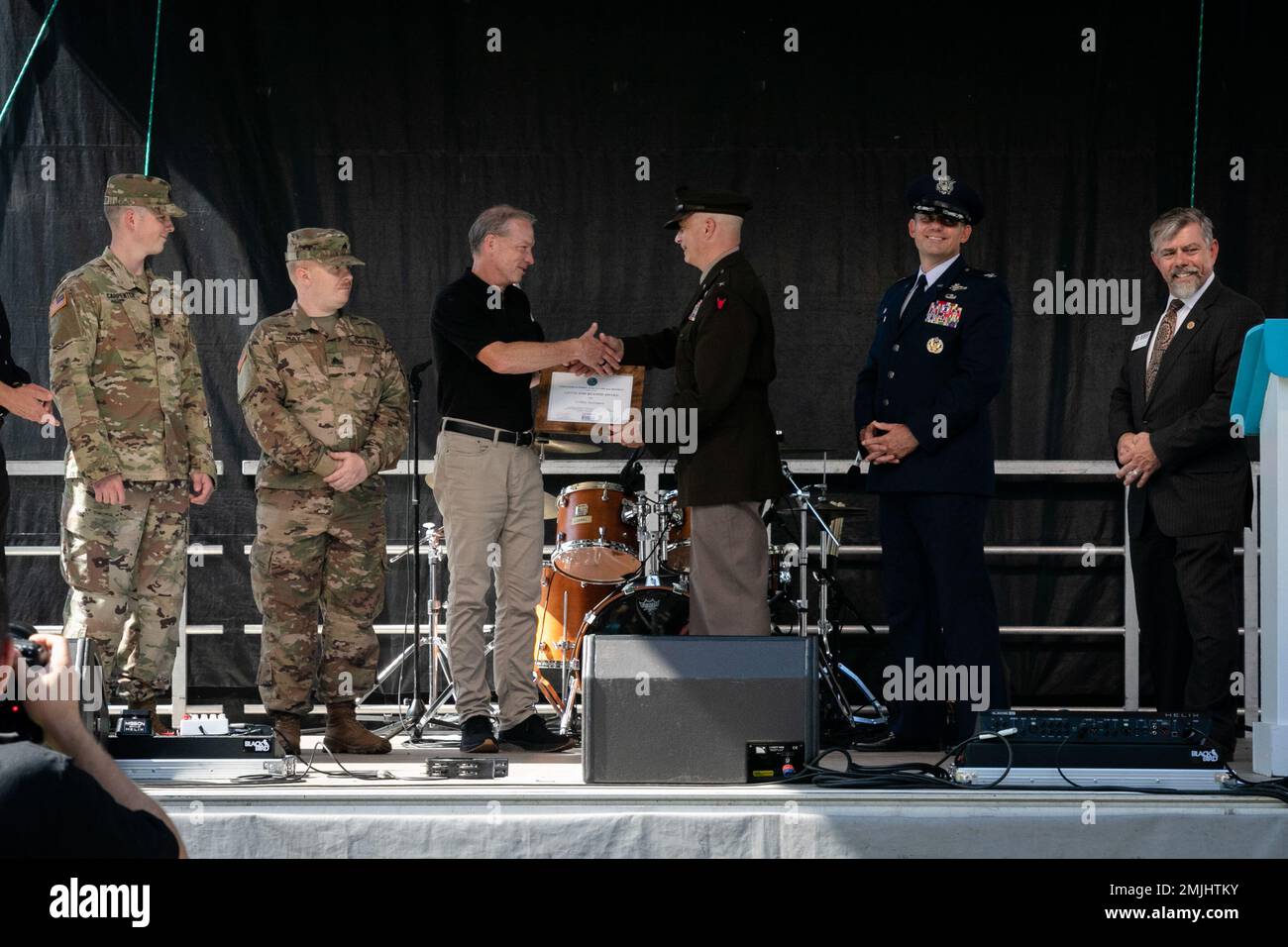 U.S. Air Force Reserve’s, Tech. Sgt. Nathan Dahl stands with Collins ...