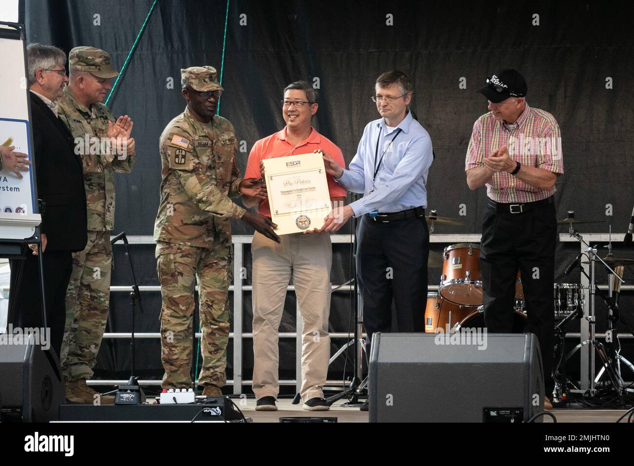 U.S. Army Reserve Soldier, Sgt. Maj. George Kibuuka stands with ...