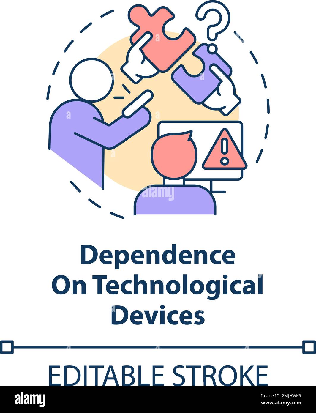 Technological dependence hi-res stock photography and images - Alamy