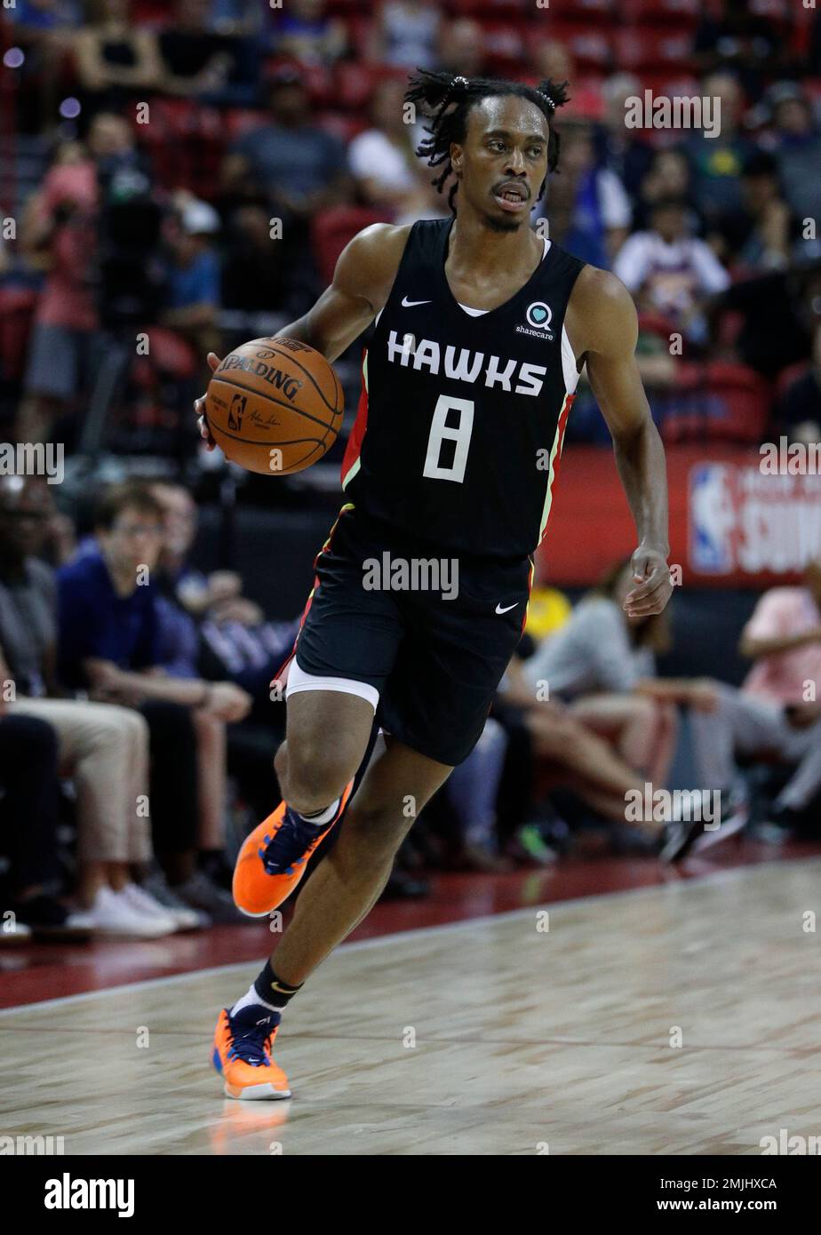 Atlanta Hawks' Tahjere McCall plays against the Washington Wizards in ...