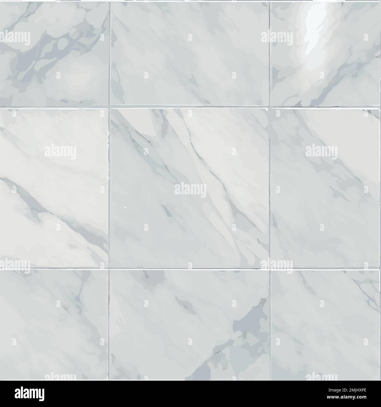 Light marble tile texture, pattern background - Vector illustration ...
