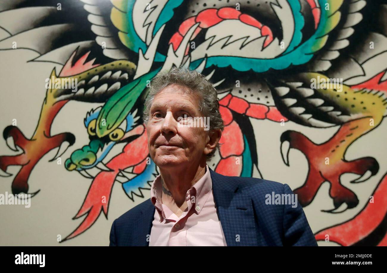 In this Wednesday, July 10, 2019 photo, Ed Hardy poses for a photo ...