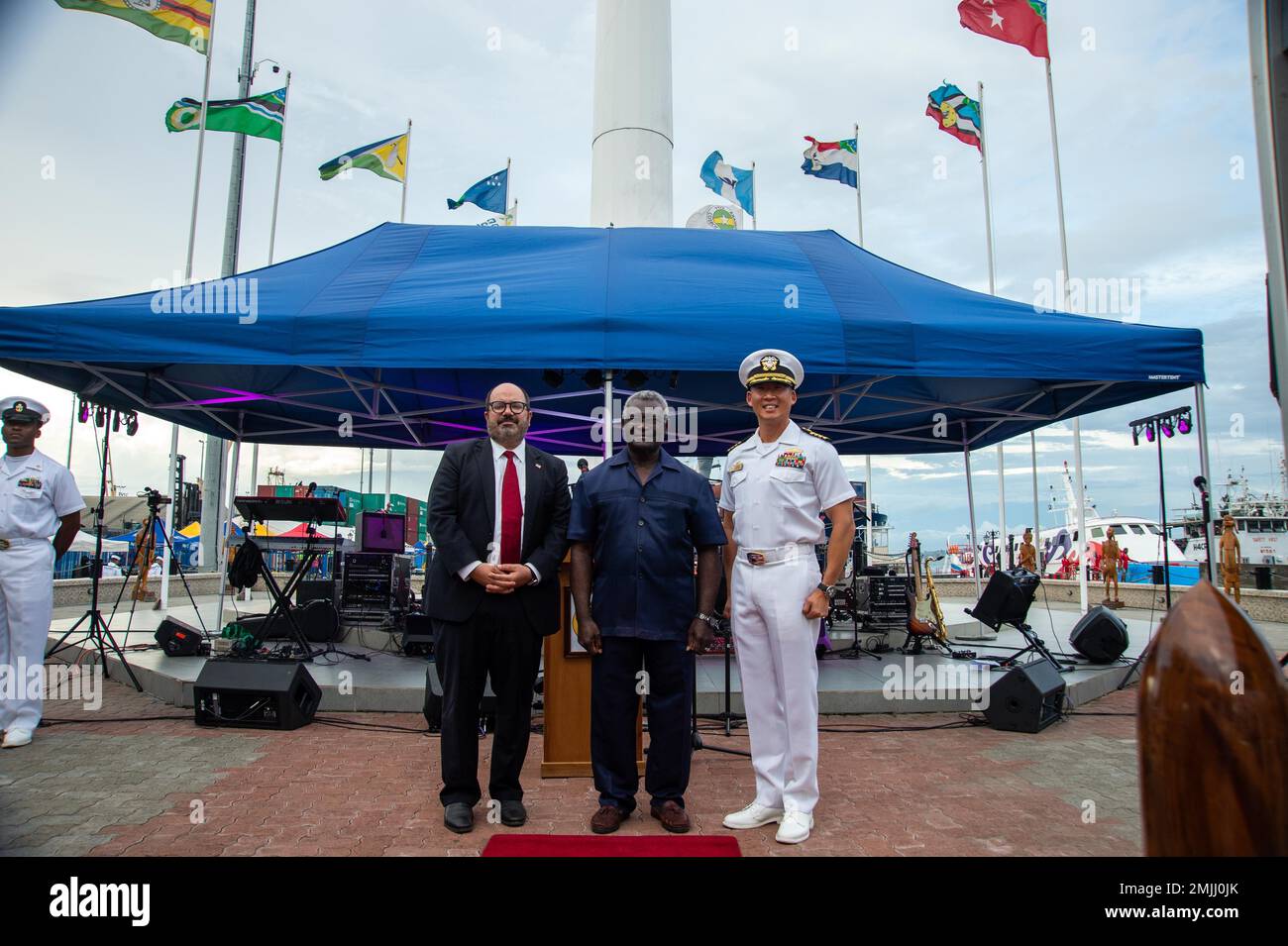 HONIARA, Solomon Islands (Aug. 30, 2022) — The Honorable Manasseh ...