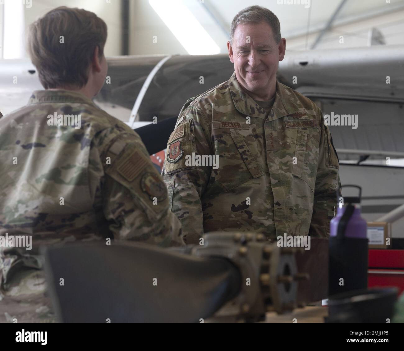 U.S. Air Force Gen. James B. Hecker, United States Air Forces in Europe ...
