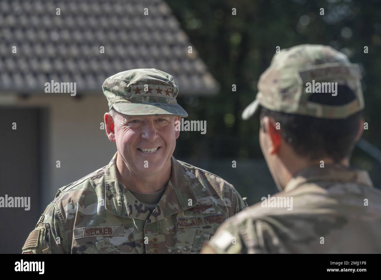 U.S. Air Force Gen. James B. Hecker, United States Air Forces in Europe ...