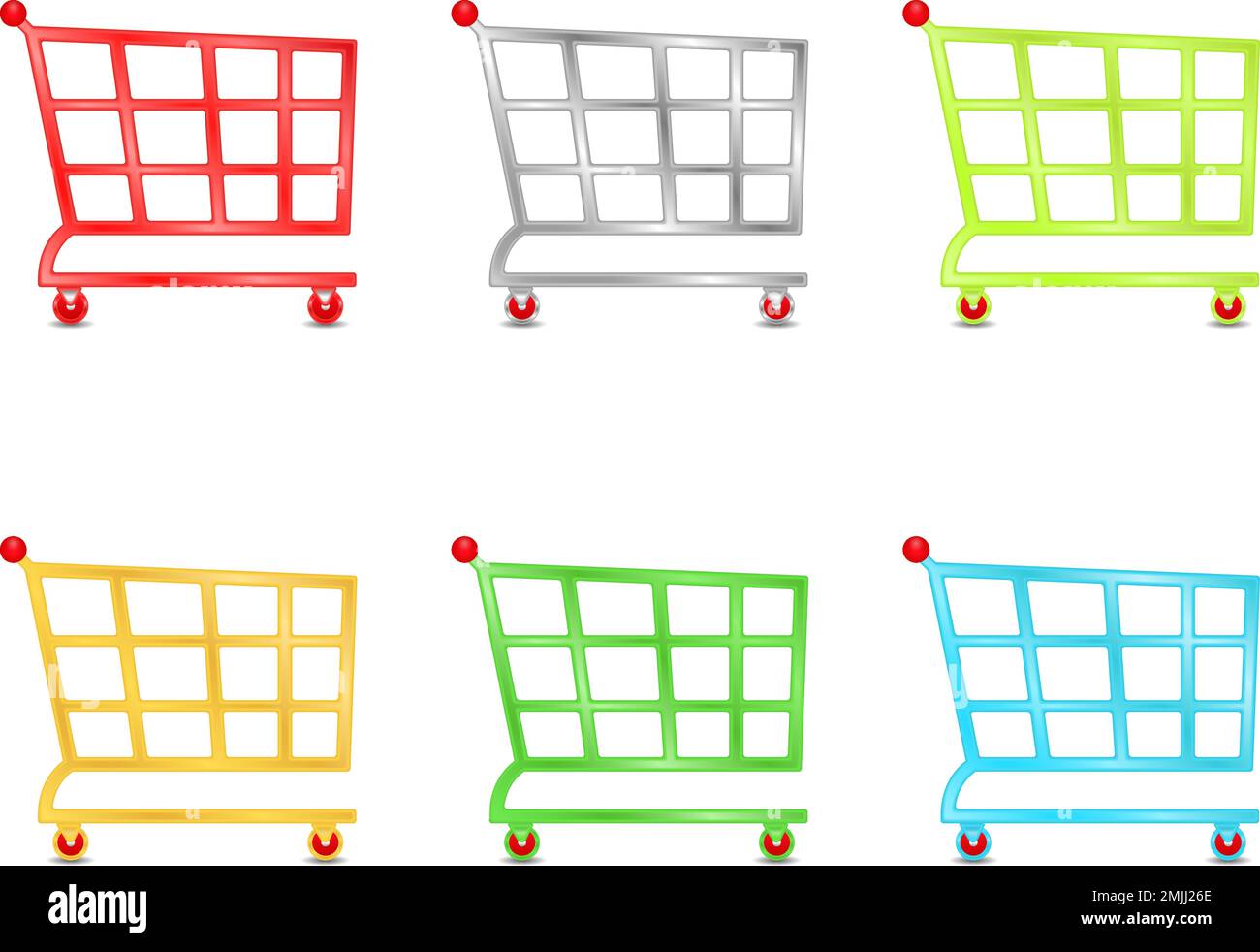 Metallic carts Stock Vector Images - Alamy