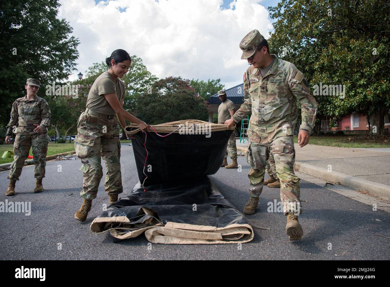 U.S. Army Spc. Joanna Rodriguez and Spc. Dillon Dorian, McDonald Army ...