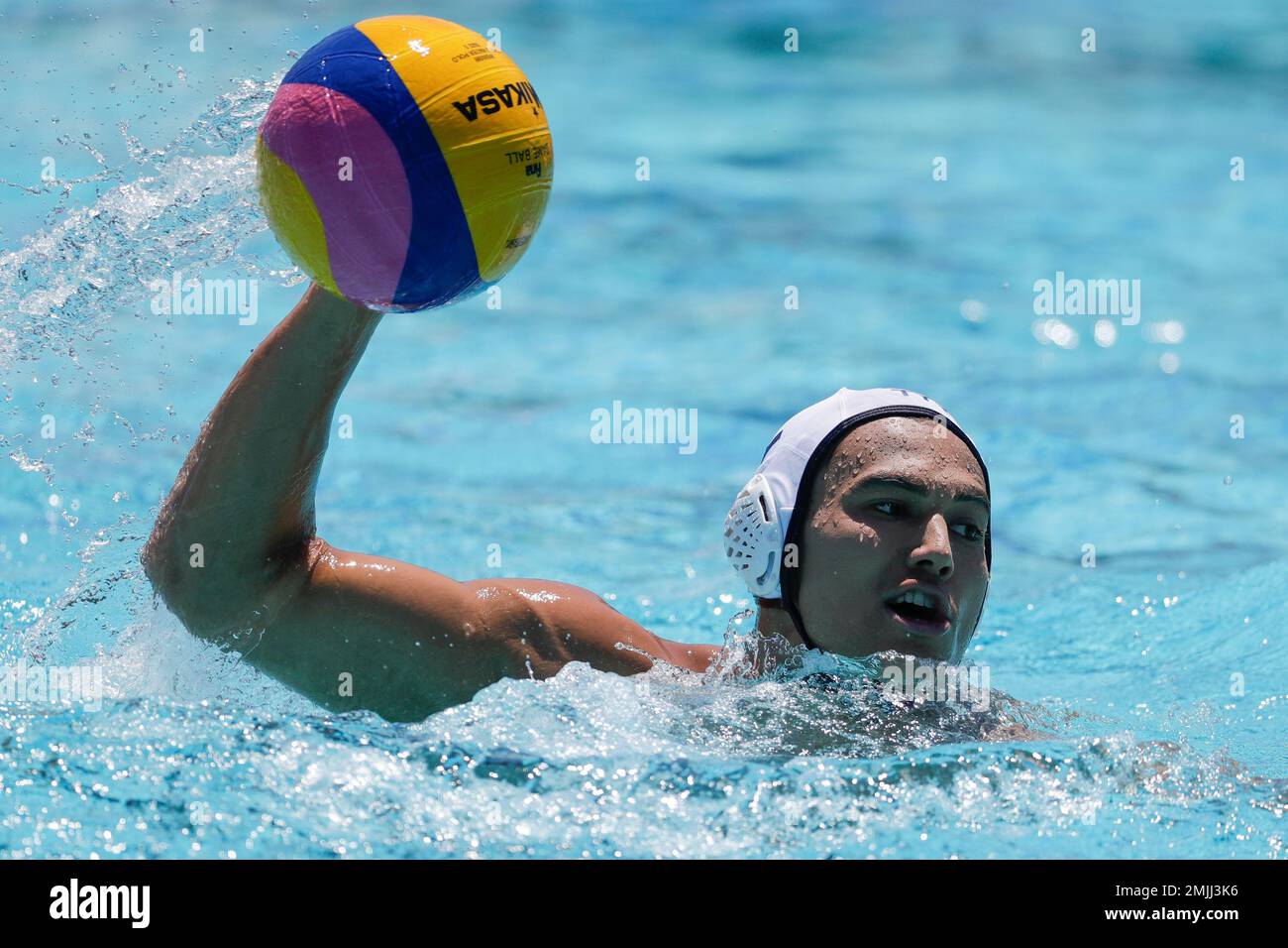 In this Monday, July 1, 2019, photo, Johnny Hooper shoots during a ...