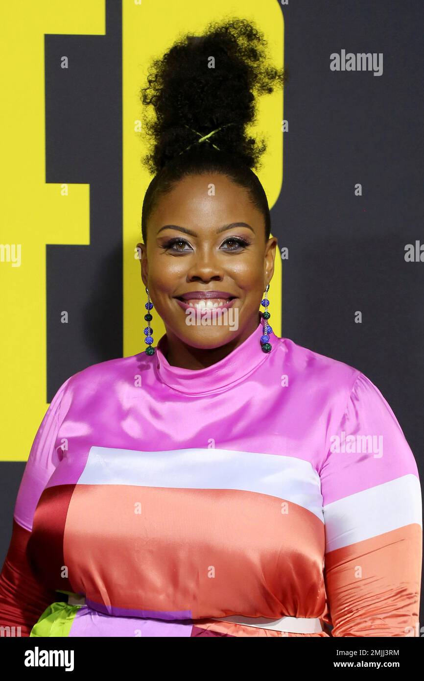 Amber Chardae Robinson attends the LA Premiere of "Stuber" at the Regal ...