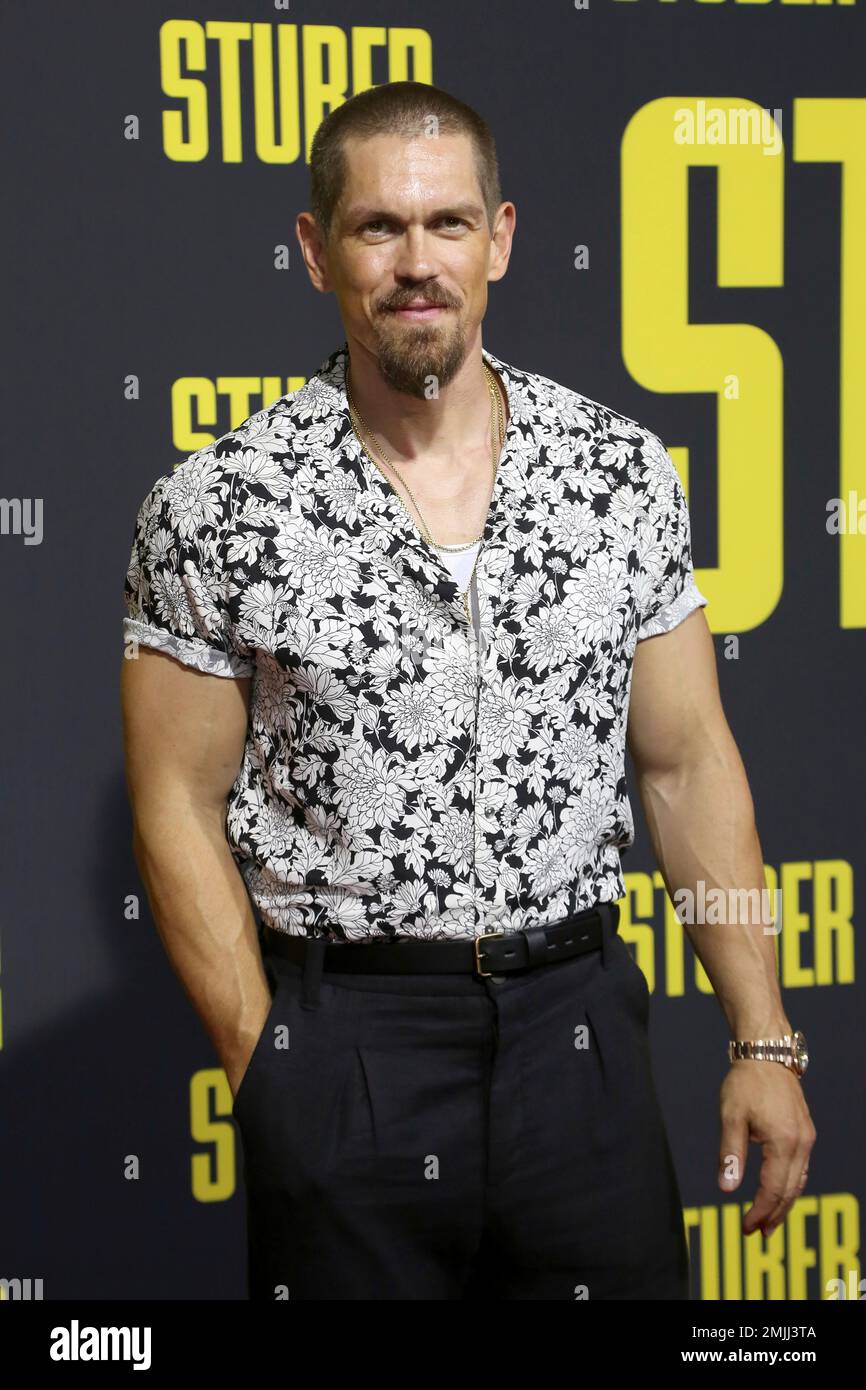 Steve Howey attends the LA Premiere of "Stuber" at the Regal LA Live on ...