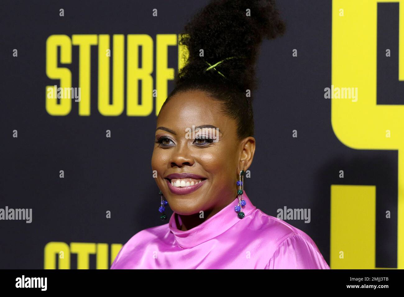 Amber Chardae Robinson attends the LA Premiere of "Stuber" at the Regal ...