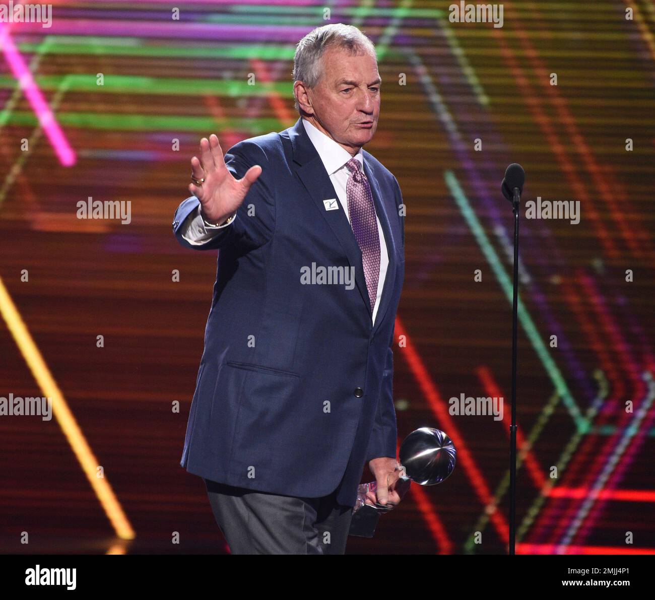 Jim Calhoun, men's basketball coach for the University of Saint Joseph ...