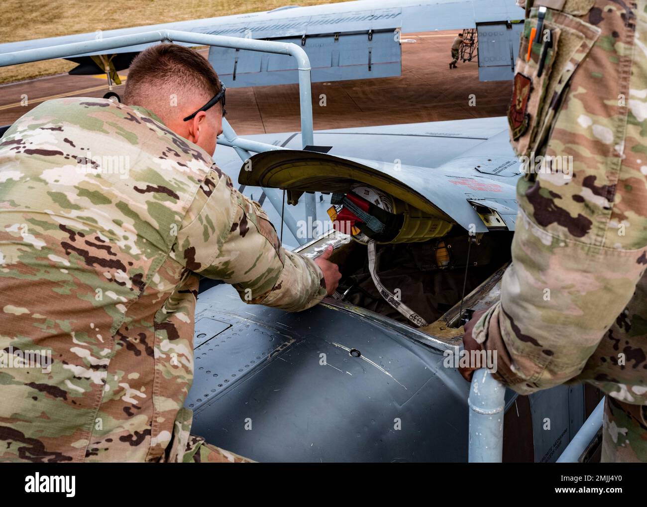 U.S. Air Force 5th Maintenance Squadron Aircraft Metals Technology Journeyman Senior Airman ...