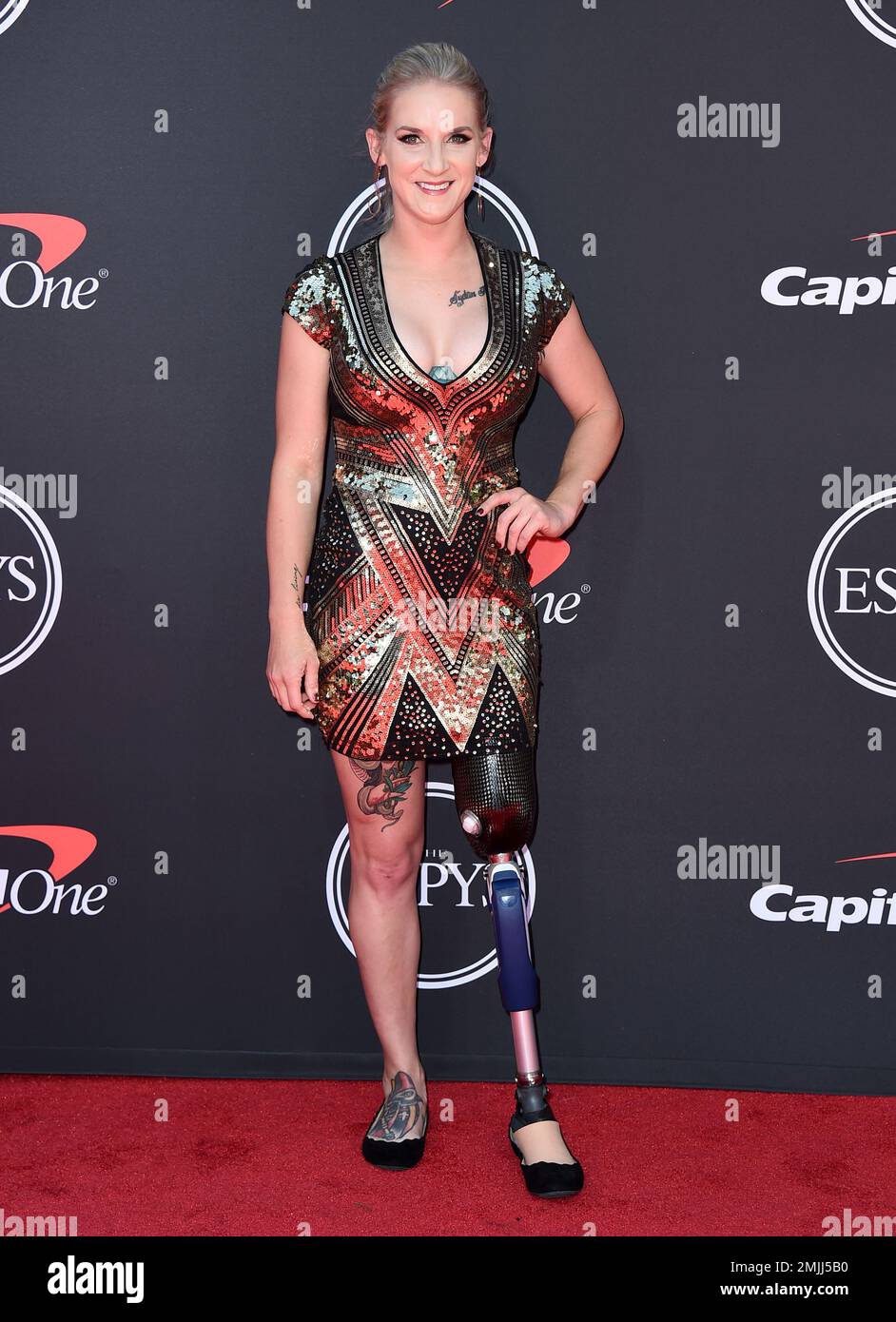 Kristie Ennis Arrives At The Espy Awards On Wednesday July 10 2019 At The Microsoft Theater