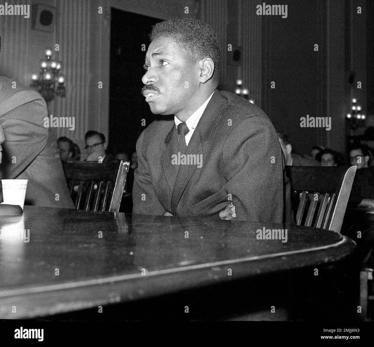 Jesse Gray of New York City appears as a witness before the House Un ...