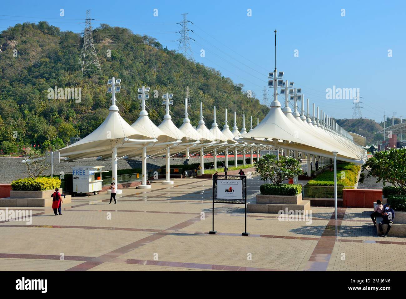 Complex of Statue Of Unity, colossal statue of Vallabhbhai Patel ...
