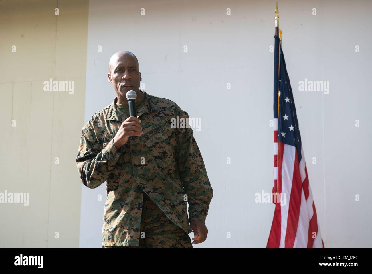 U.S. Marine Corps Gen. Michael Langley, commander of U.S. Africa ...