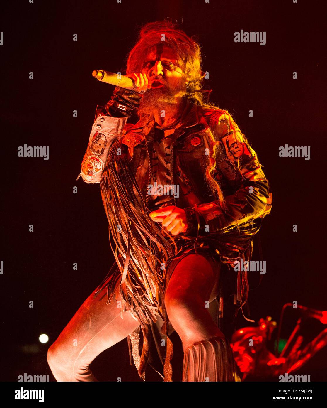 Rob Zombie performs in concert during the opening night of the "Twins ...