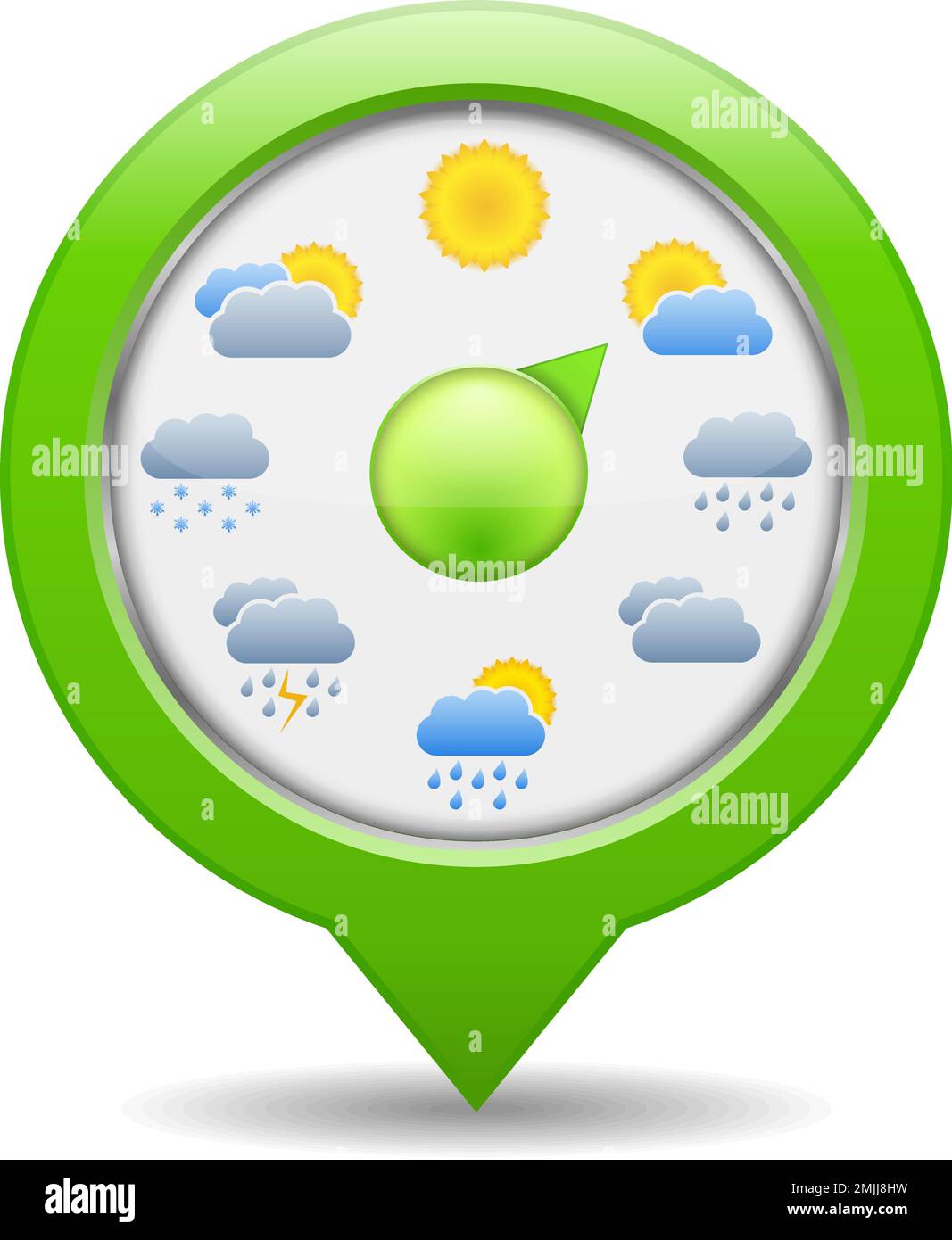 Weather indicator, vector eps10 illustration Stock Vector Image & Art ...