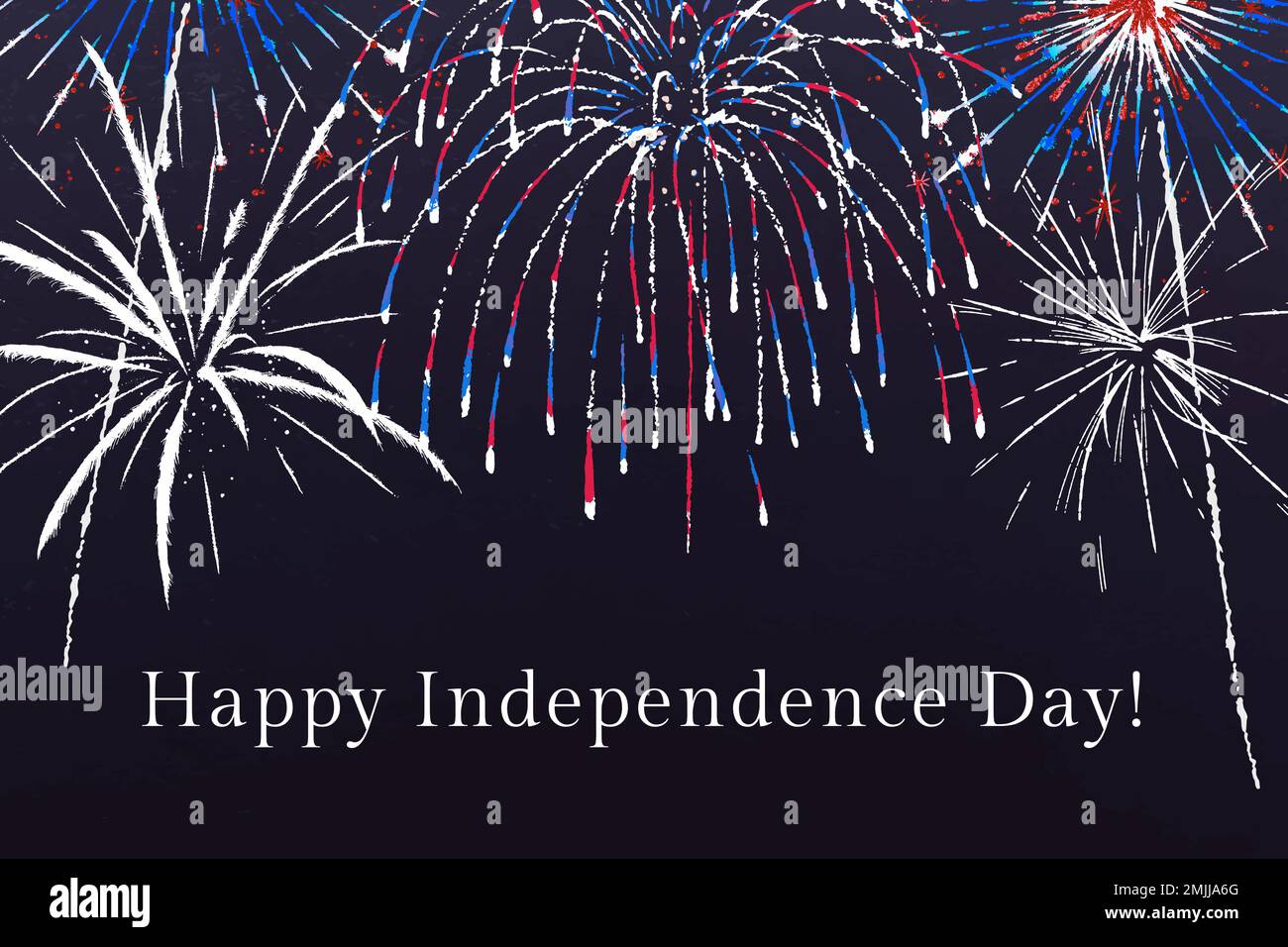4th of July template vector for banner with editable text, Happy ...