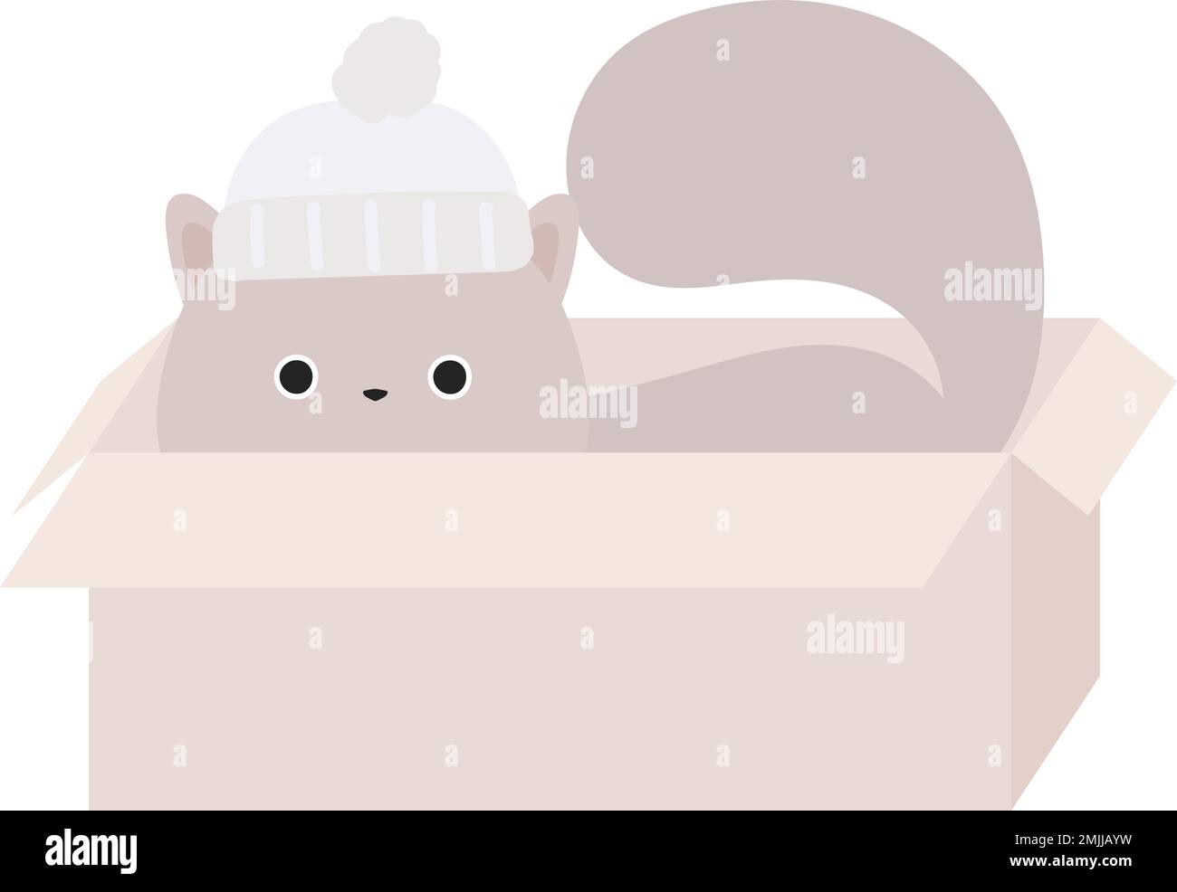 Portrait on cardboard Stock Vector Images - Alamy