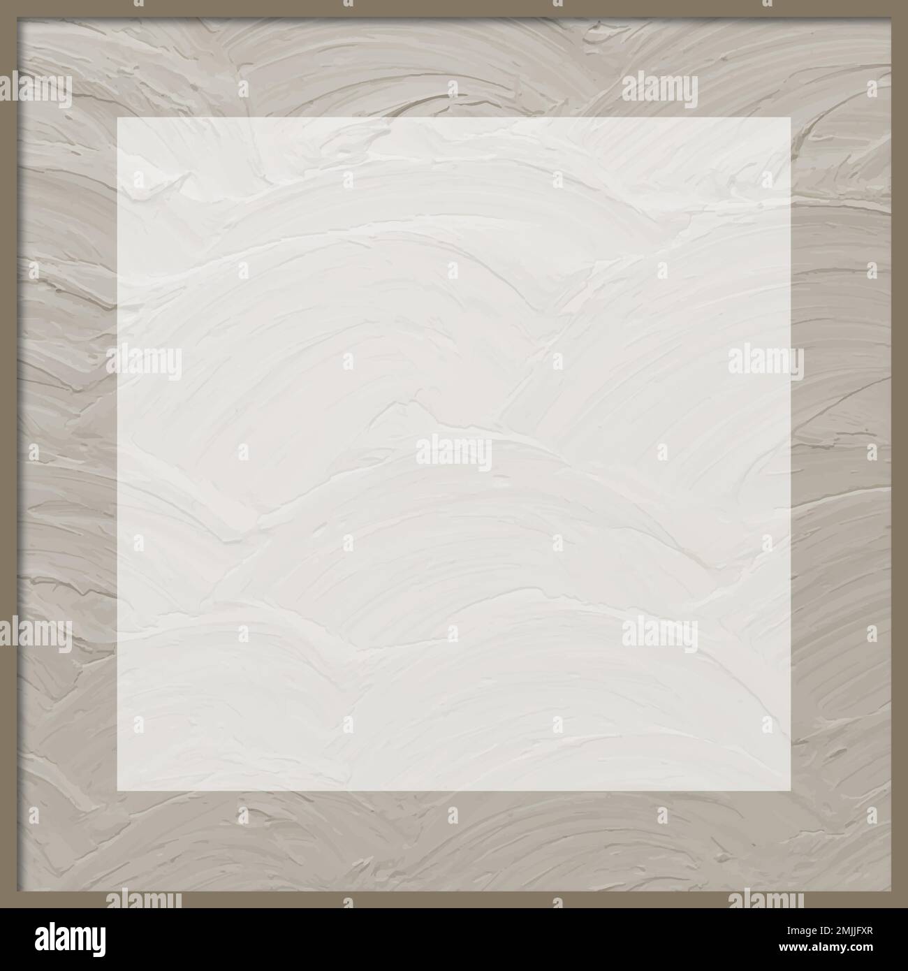 Beige frame vector with textured background Stock Vector Image & Art ...
