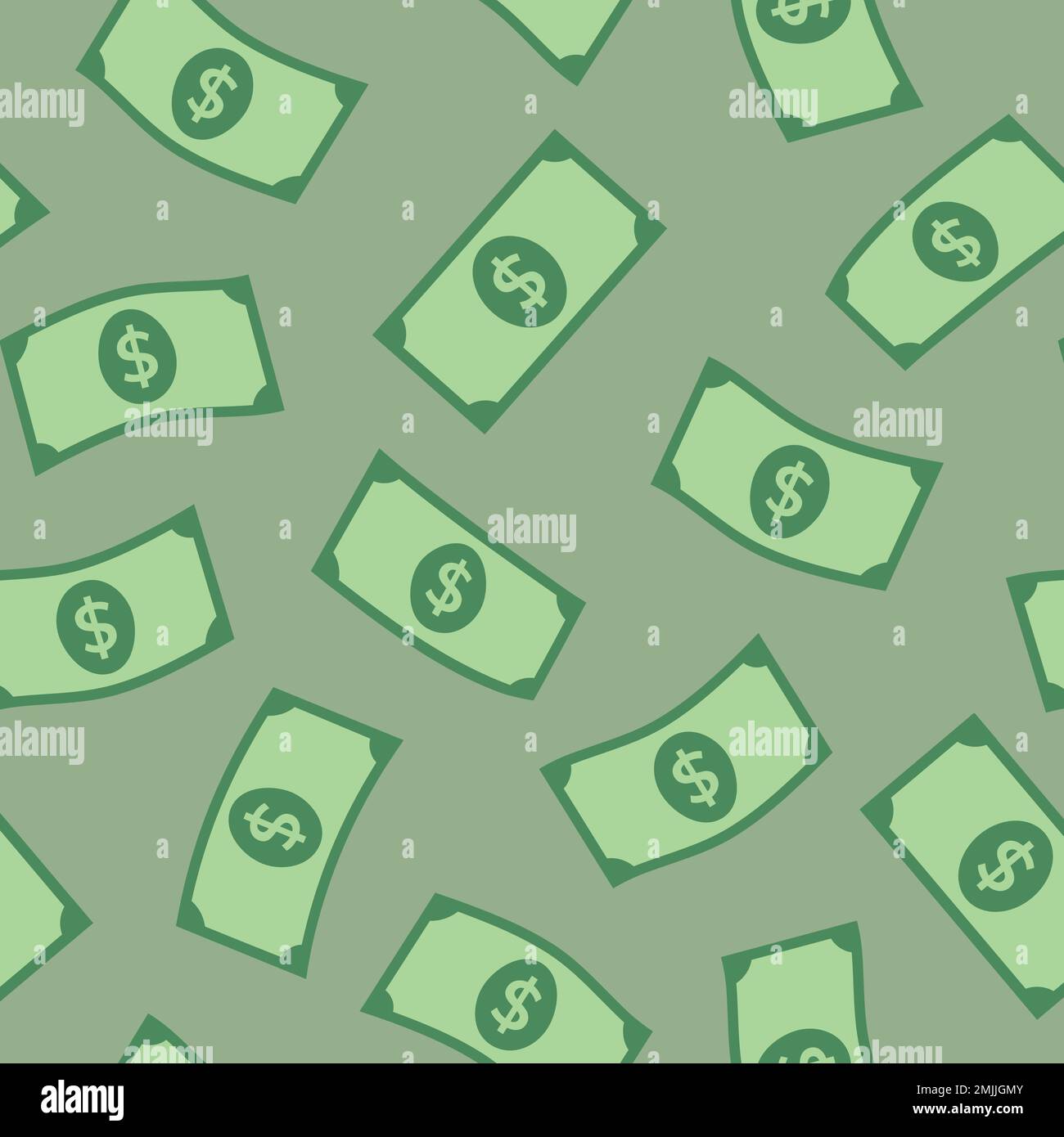 Dollar bill seamless pattern background, money vector finance ...
