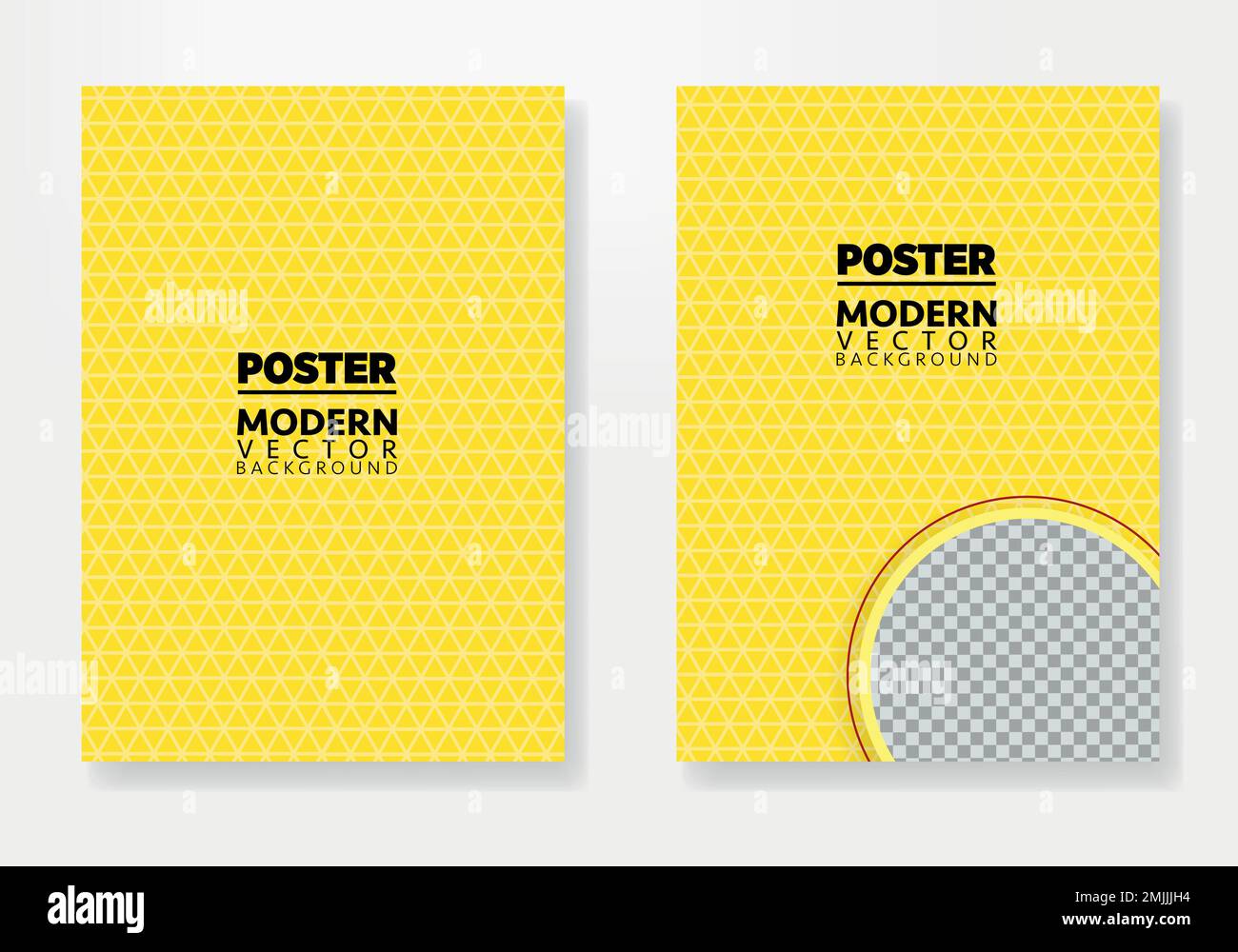 Poster layout design. Vector illustration background template front and ...