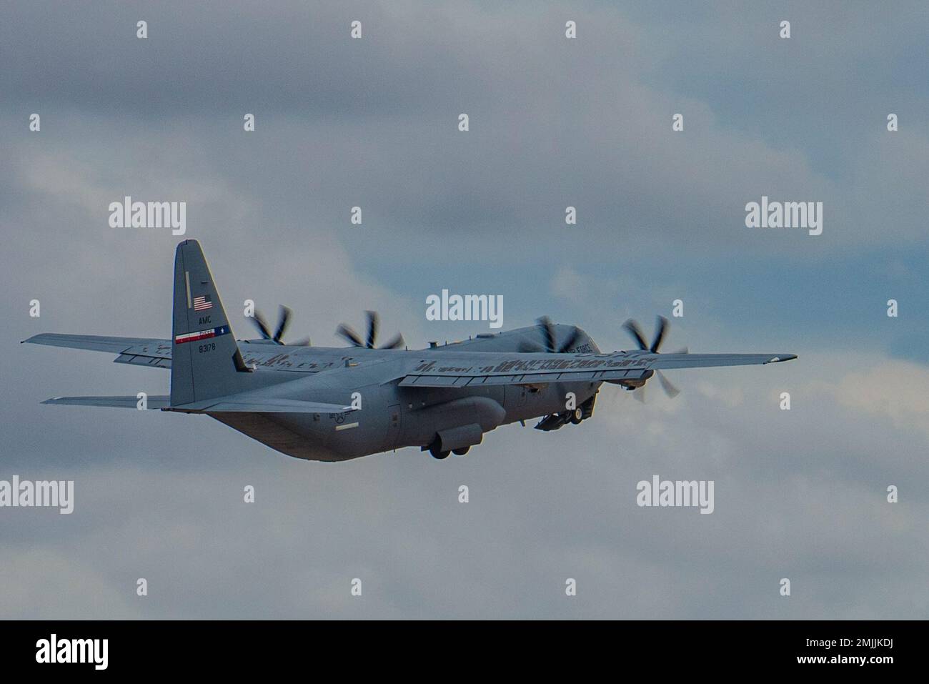 A 317th Airlift Wing C-130J Super Hercules takes off from Dyess Air ...