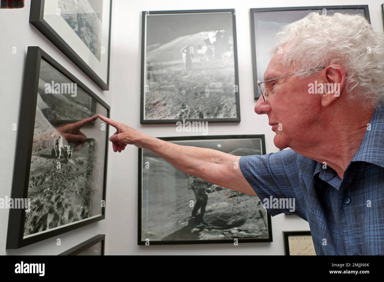 In this June 27, 2019 photo, Gerald Schaber, a former geologist with ...