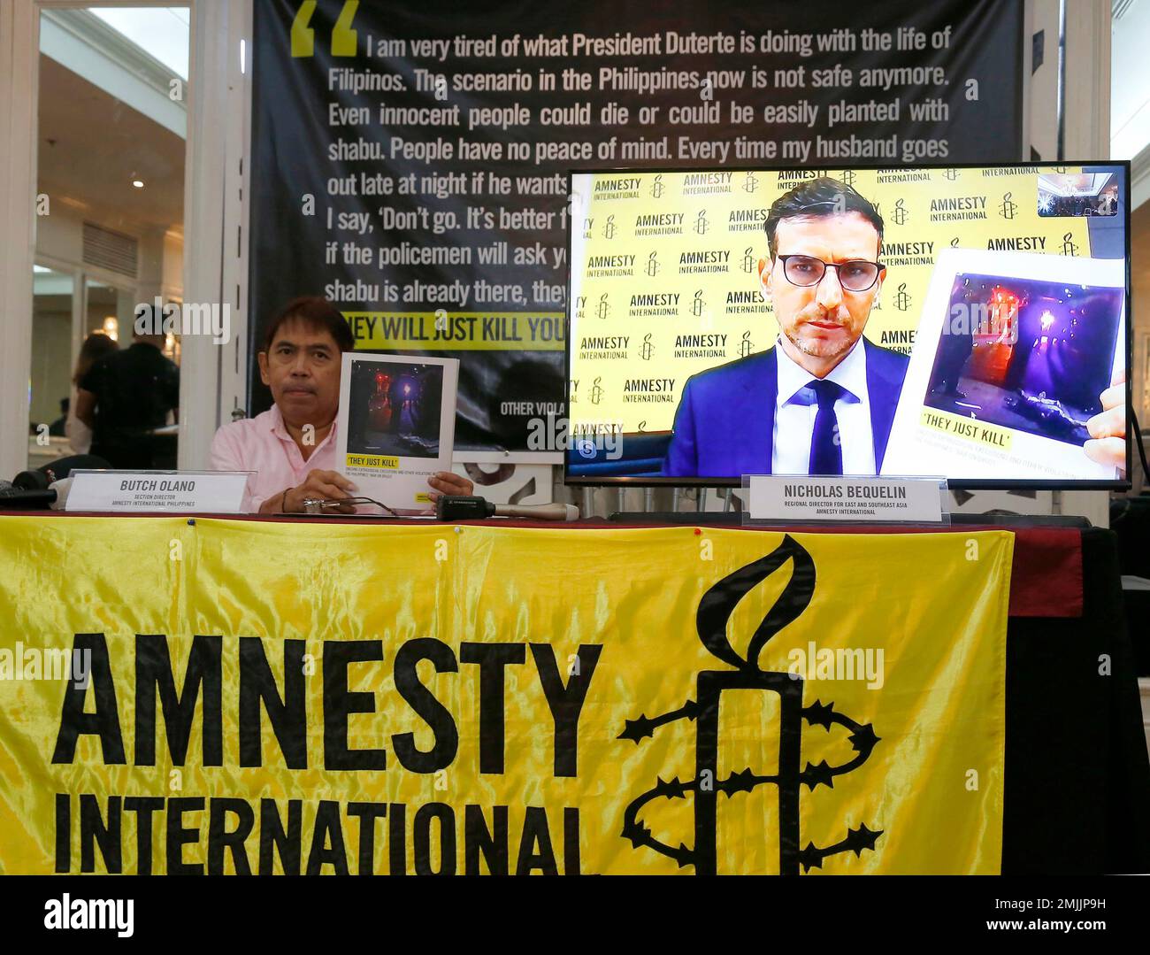 Butch Olano, Amnesty International Section Director in the Philippines ...