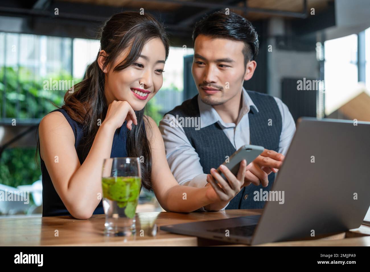 Office people on their way to his work hi-res stock photography and ...
