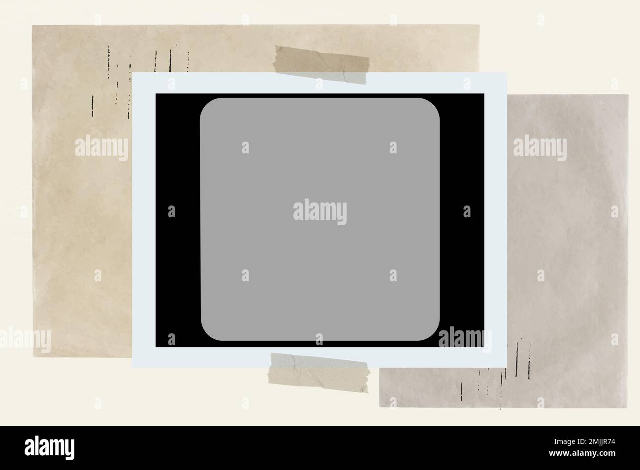 Instant photo film frame vector vintage style photography Stock Vector ...