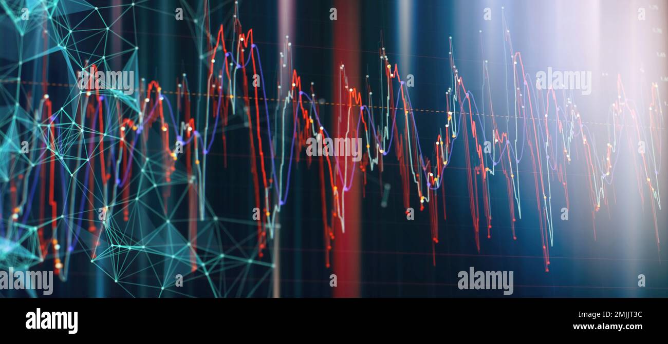 analysis for professional technical analysis on the monitor of a ...